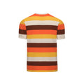 Men's Retro Sunset Stripe Tee | 70s Vintage Warm Color T-Shirt – OXKnit