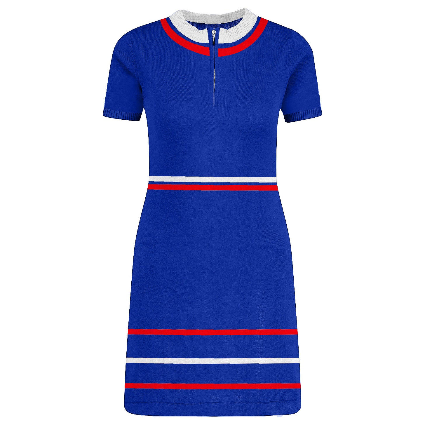 Women's blue vintage 60's knit dress – OXKnit