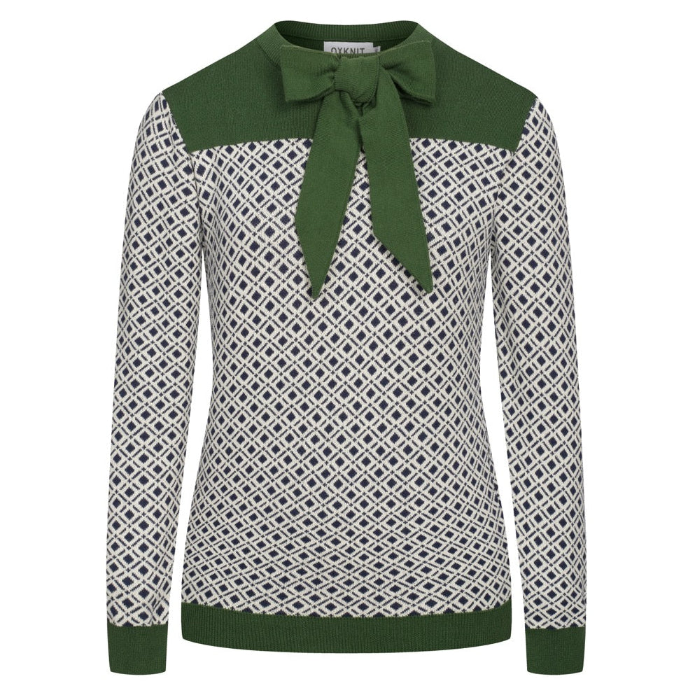 Women's classic street retro design Jacquard Knitwear – OXKnit